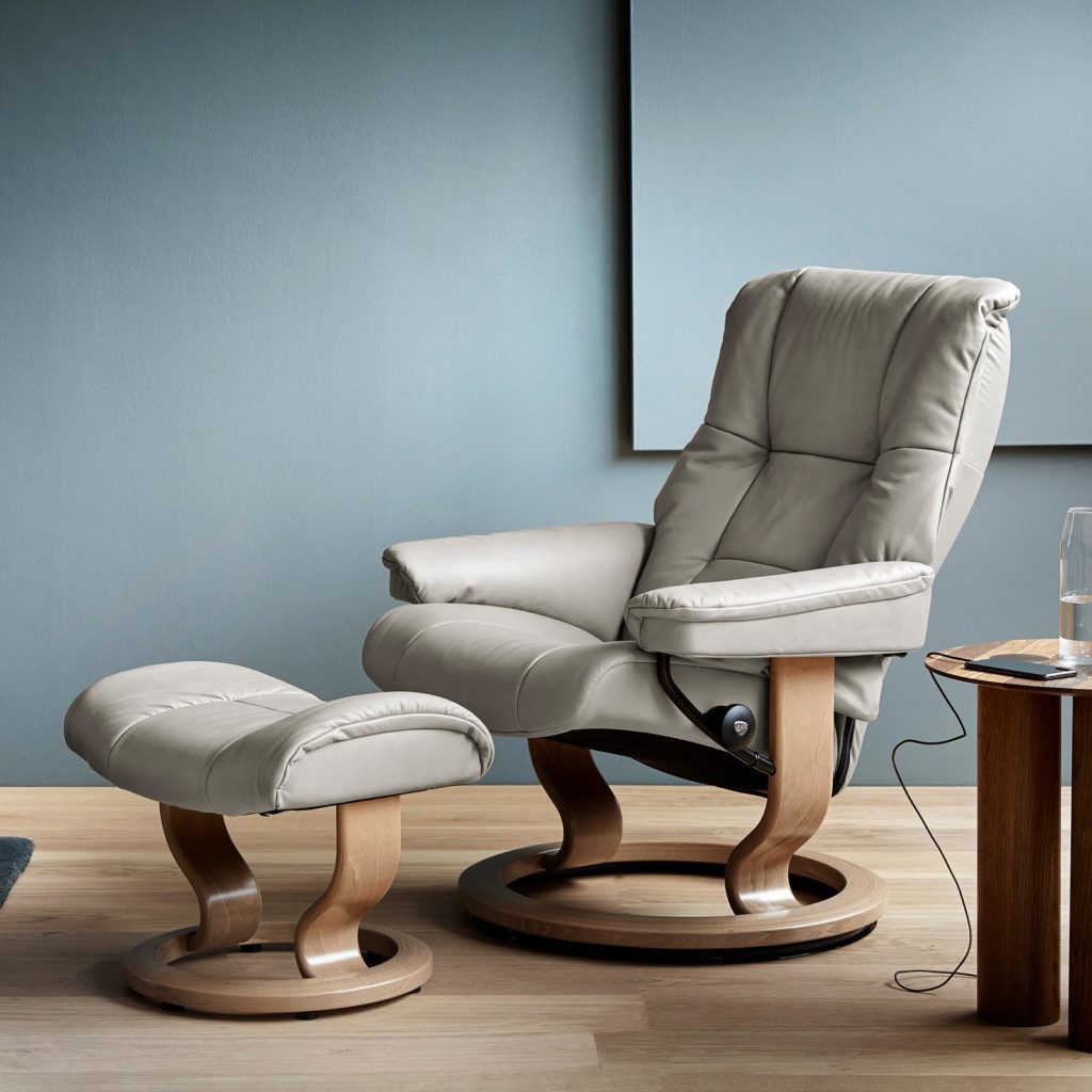 Mayfair Recliner & Ottoman | Fairhaven Furniture